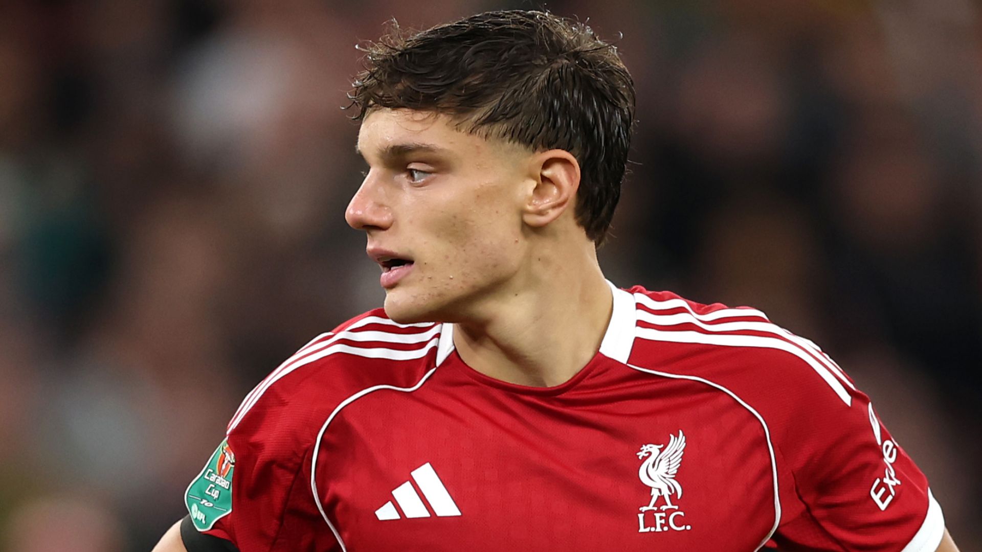 Giovanni Leoni to miss 'around a year' as Arne Slot confirms Liverpool wonderkid's ACL injury ...